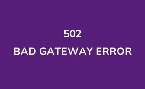 502 Bad Gateway Error Meaning - DMJ Web Design and Hosting